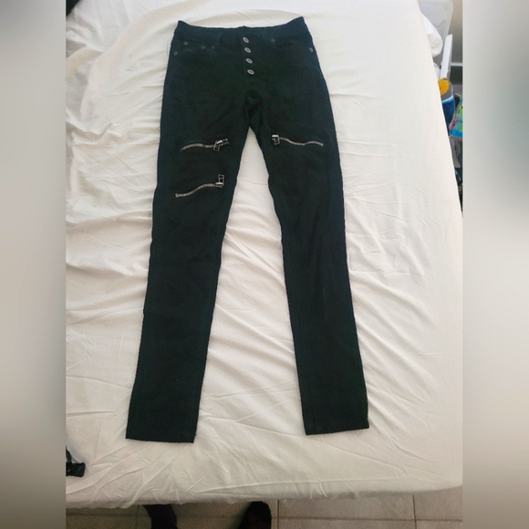 Source Unknown | Pants & Jumpsuits | Punk Pants With Zipper Details ...